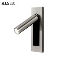 China Recessed mounted any finish reading wall light 3W led wall lamp led reading bedside lights for sale