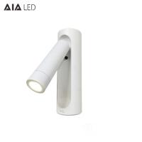 China USB bed head wall light bedroom led bedside reading lamp hotel bedhead reading light by CNC for sale