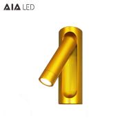 China USB bed head wall light bedroom led bedside reading lamp hotel bedhead reading light by CNC for sale