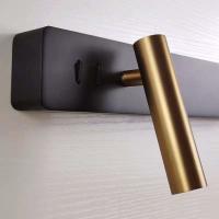 China Modern Reading Book Light Indoor Surface Mounted Aluminum Frosted Led Flexible Living Room Bedroom Bed Bedside Wall Lamp for sale