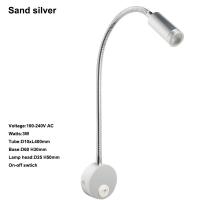 China 3W manufacturer Snake lamp Bedside Reading wall lamp Hotel Headboard lighting bed Wall Lamp Gooseneck Light for sale