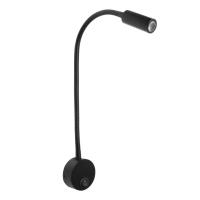 China 3W manufacturer Snake lamp Bedside Reading wall lamp Hotel Headboard lighting bed Wall Lamp Gooseneck Light for sale