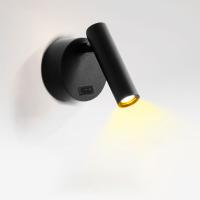 China Wall mounted european style BJB switch 3W led reading wall light bedside indoor led headboard wall light for sale