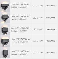 China Wall lamp modern bedroom study lens acrylic shade wall light led simple living room lamp creative hotel bed for sale