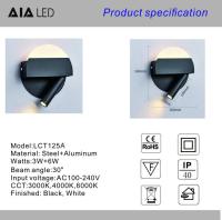 China Wall lamp modern bedroom study lens acrylic shade wall light led simple living room lamp creative hotel bed for sale