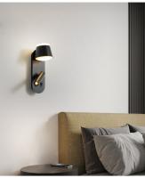 China Bedside wall lamp acrylic atmosphere light bedroom flexible wall lamp home villa headboard reading light hotel for sale