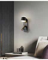 China Bedside wall lamp acrylic atmosphere light bedroom flexible wall lamp home villa headboard reading light hotel for sale