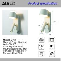 China Bedside wall lamp acrylic atmosphere light bedroom flexible wall lamp home villa headboard reading light hotel for sale