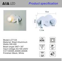 China Bedroom bedside reading wall lamp creative full acrylic ball eye protection spotlight modern sofa background wall lamps for sale