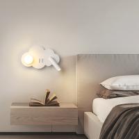China Bedroom bedside reading wall lamp creative full acrylic ball eye protection spotlight modern sofa background wall lamps for sale