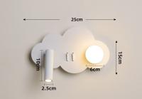 China Bedroom bedside reading wall lamp creative full acrylic ball eye protection spotlight modern sofa background wall lamps for sale
