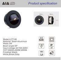 China Modern adjustable 3W spot reading wall light headboard wall lights bed lamp hotel villa bedside wall lamps rotate lamp for sale