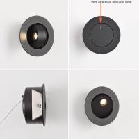 China Modern adjustable 3W spot reading wall light headboard wall lights bed lamp hotel villa bedside wall lamps rotate lamp for sale