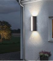 China External wall lamps waterproof garden light staircase wall lamp surface three sides luminous wall light for sale
