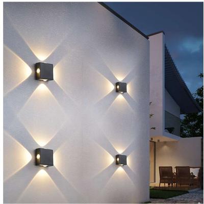 China Stairs aisle corridor wall light modern LED balcony four sides wall lamp bathroom KTV outdoor wall lighting for sale