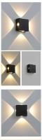China Stairs aisle corridor wall light modern LED balcony four sides wall lamp bathroom KTV outdoor wall lighting for sale