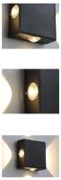 China Stairs aisle corridor wall light modern LED balcony four sides wall lamp bathroom KTV outdoor wall lighting for sale