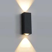 China balcony outdoor wall light waterproof exterior wall lamp simple patio outdoor garden wall lighting for sale