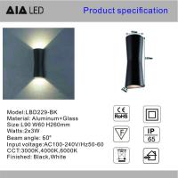 China Modern wall mounted lamps decorative outdoor waterproof up down wall lamp courtyard garden hotel villa house wall light for sale