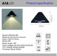 China Outdoor wall lamp waterproof garden lamps exterior wall light up and down luminous spotlight villa wall washing lighting for sale