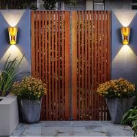 China IP65 water proofing exterior wall lamps outdoor COB 6W led wall lights outside led wall lamp light fixtures for sale