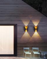 China IP65 water proofing exterior wall lamps outdoor COB 6W led wall lights outside led wall lamp light fixtures for sale