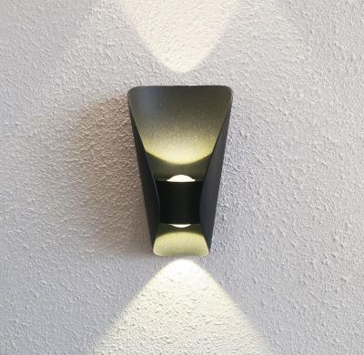 China IP65 water proofing exterior wall lamps outdoor COB 6W led wall lights outside led wall lamp light fixtures for sale