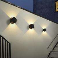 China Outdoor adjustable waterproof wall lights modern simple household style exterior wall lamp spotlight balcony wall lamps for sale