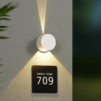 China Outdoor adjustable waterproof wall lights modern simple household style exterior wall lamp spotlight balcony wall lamps for sale