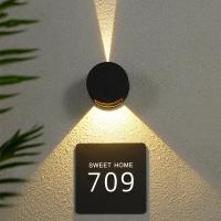 China Outdoor adjustable waterproof wall lights modern simple household style exterior wall lamp spotlight balcony wall lamps for sale
