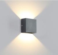China IP65 water proofing external wall lamp outside COB 6W led wall lights exterior led wall lamp outdoor light for sale