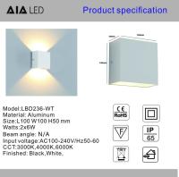 China IP65 water proofing external wall lamp outside COB 6W led wall lights exterior led wall lamp outdoor light for sale