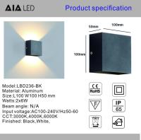 China IP65 water proofing external wall lamp outside COB 6W led wall lights exterior led wall lamp outdoor light for sale