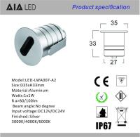 China 1X3W IP67 waterproof  LED underground lamp/LED Step light/Outdoor led stair lamp for sale
