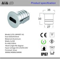 China 1X3W IP67 waterproof  LED underground lamp/LED Step light/Outdoor led stair lamp for sale