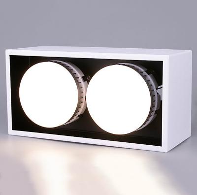 China Interior IP40 modern 2x5W 2x7W 2x9W COB LED downlight for office project for sale