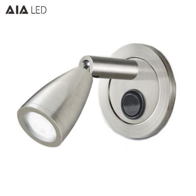China Surface mounted indoor headboard wall light LED bed reading wall light & led bedside wall light for hotel for sale