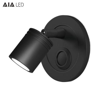 China modern switch bed wall light & round base led reading wall lamp led bedside light for home for sale
