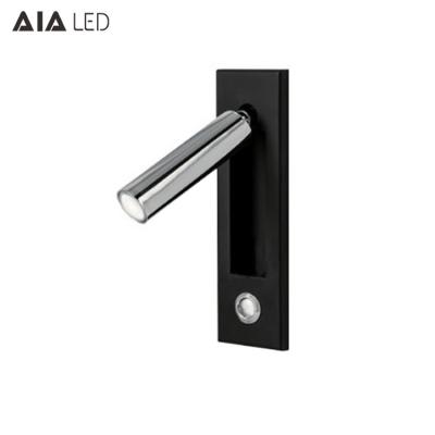 China Contemporary adjustable magnifier flexible reading light bedside wall light led bed wall light for sale