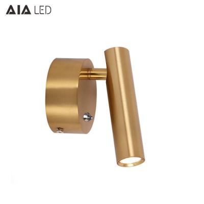 China Surface mounted IP20 headboard wall light adjustable led wall lamp 3W led bedroom wall reading lamps for hotel for sale