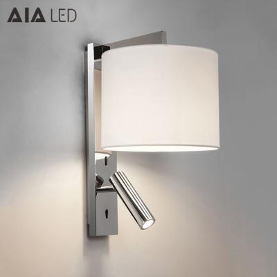 China Recessed mounted E27 holder flexible wall light & Interior led bedside wall lamp reading wall light for luxury hotel for sale