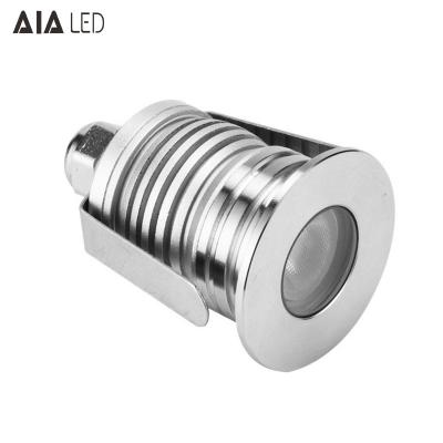 China modern style small size round outdoor IP67 Waterproof 3W underground light led inground lamp exterior led buried light for sale