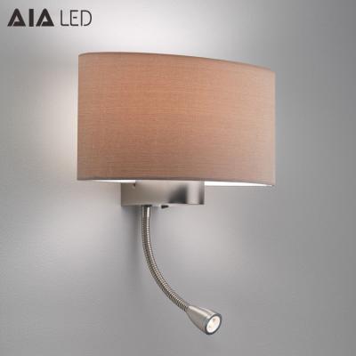 China Adjustable headboard wall light & Interior led reading wall lamp bed reading light for luxury hotels for sale