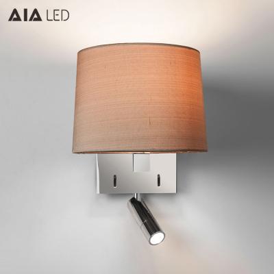 China E27 holder 3W LED interior flexible bedside wall light & inside headboard wall light for hotel for sale