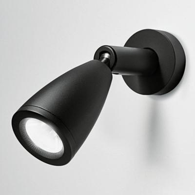 China Hotel room bedside LED reading light 3W rotatable embedded reading wall light headboard wall lamp for sale