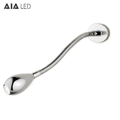 China IP40 small base headboard wall light 3W Indoor LED bed wall lamp reading wall light for hotel for sale