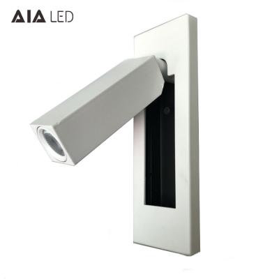 China hotel led flexible arm bed side wall reading light/bed led wall light/bed reading wall light for sale
