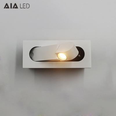 China Modern recessed mounted led headboard wall light/hotel led bedside wall light/led bed book wall light for sale
