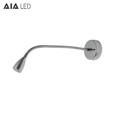 China IP40 hot sale flexible led reading wall light 3W Interior LED bedside wall light headboard wall light for hotel for sale