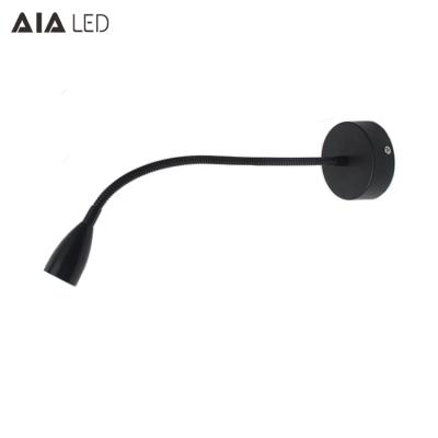 China IP40 best selling flexible indoor led reading lamp 3W Interior LED wall lighting for bedside for sale